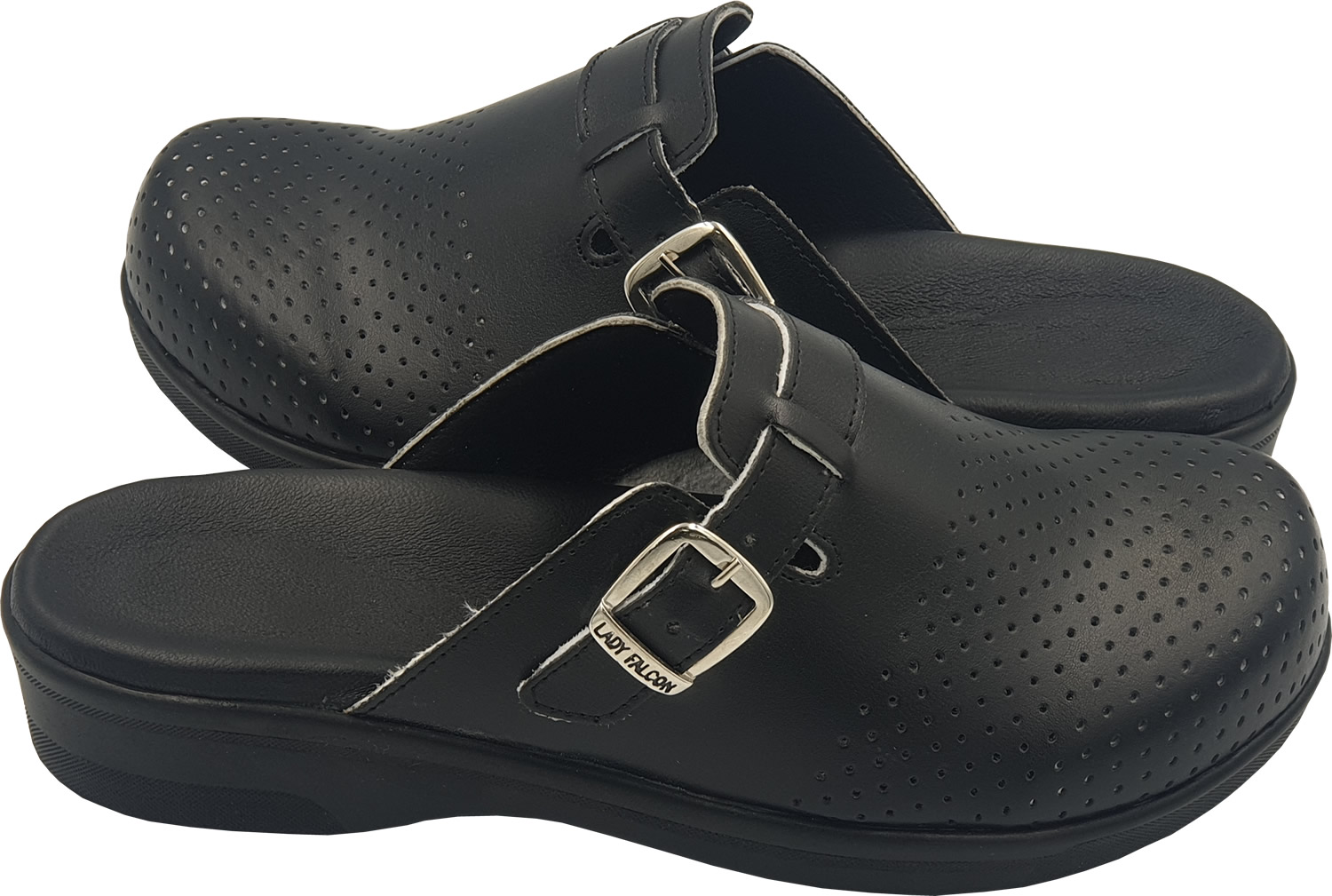 Leather Hospital Nursing Clogs HD222 - Womens Nursing Clogs