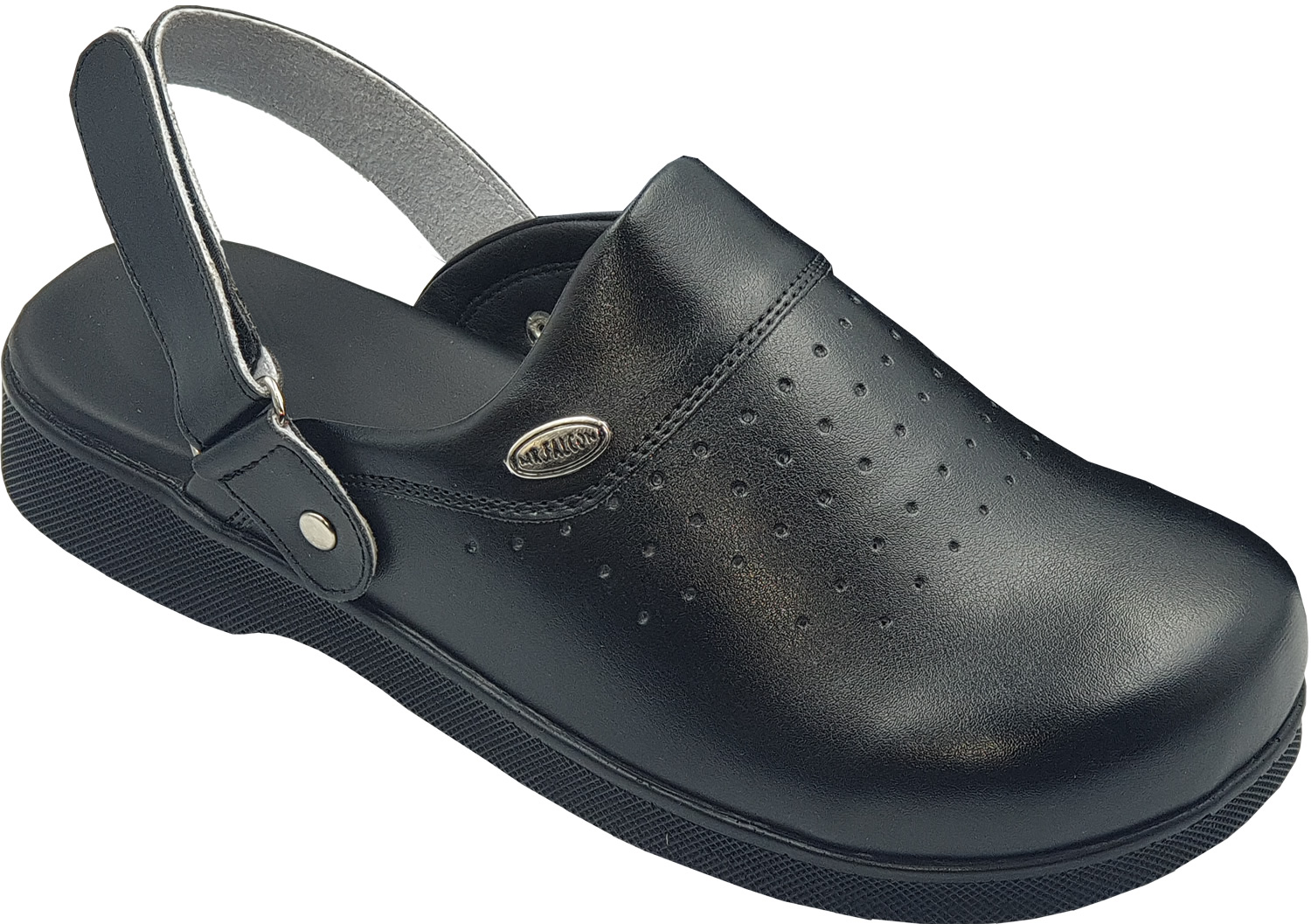Mens Chef Kitchen Clogs With Back Strap HDA-626 - Mens Nursing Clogs